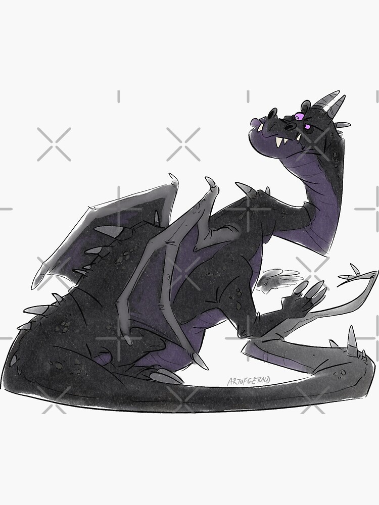 "Ender dragon" Sticker for Sale by Gerald Grabowski | Redbubble