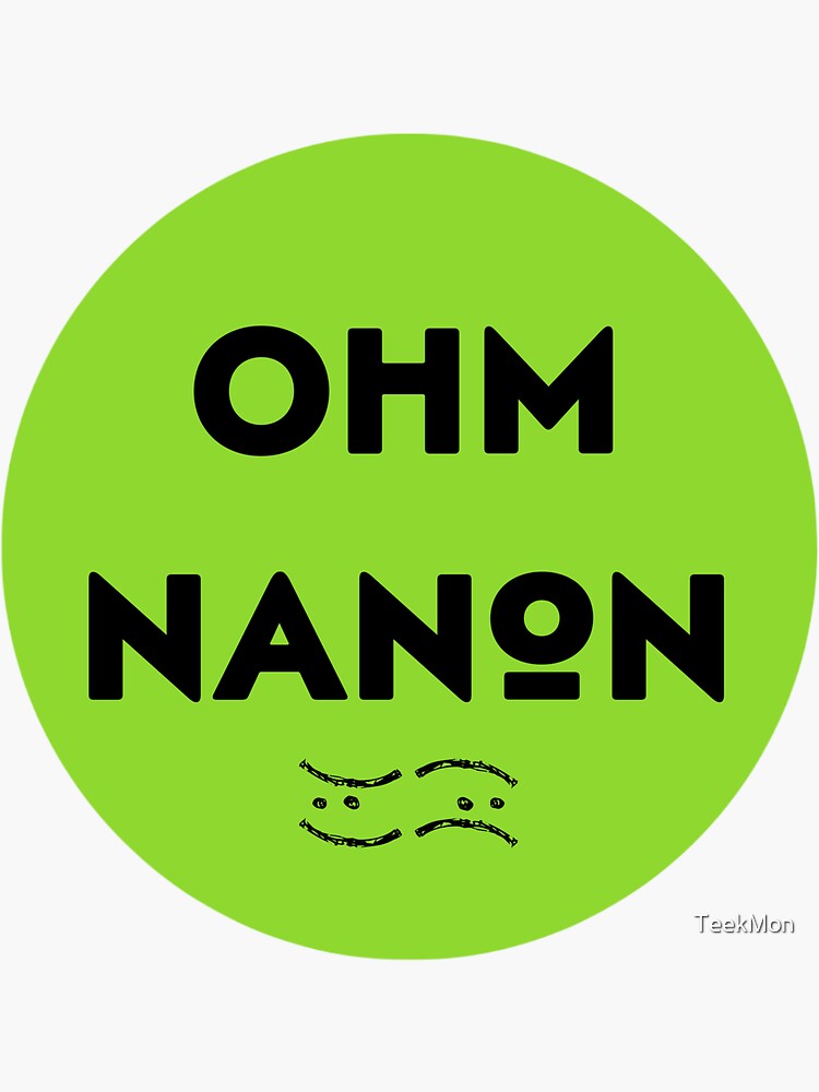 "OhmNanon" Sticker for Sale by TeekMon | Redbubble