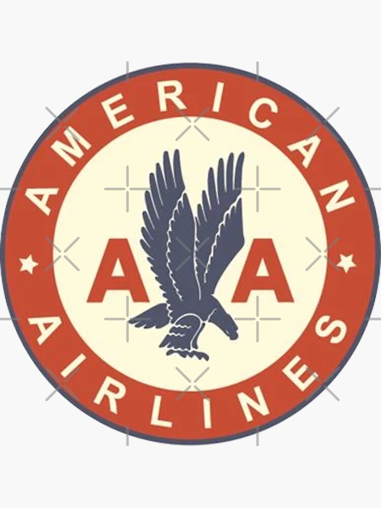 "american airlines" Sticker for Sale by bxlart | Redbubble