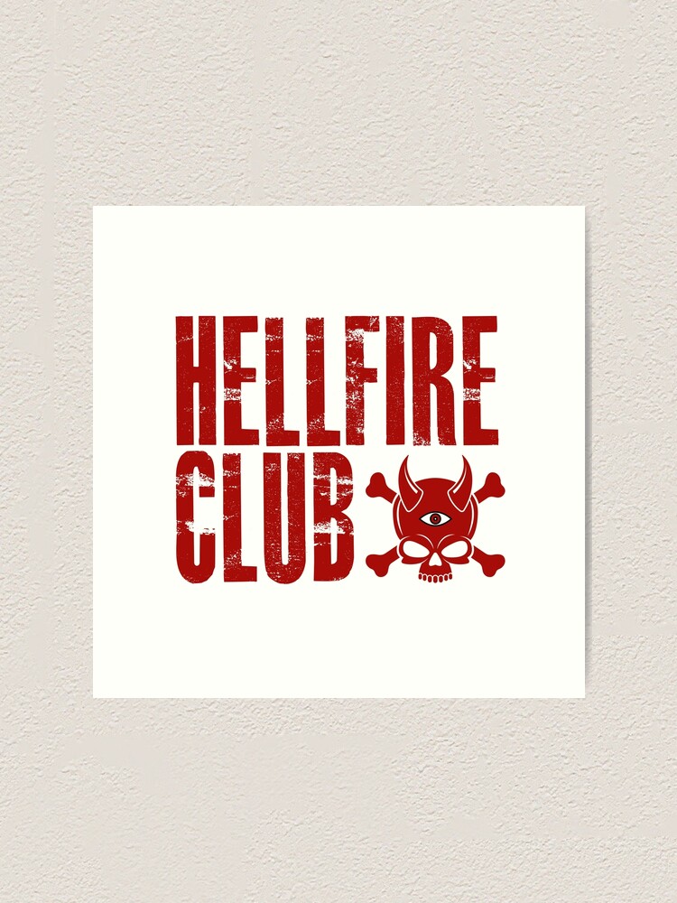 "Hellfire Club From S.T 4 Serie - hellfire club Logo Design " Art Print ...