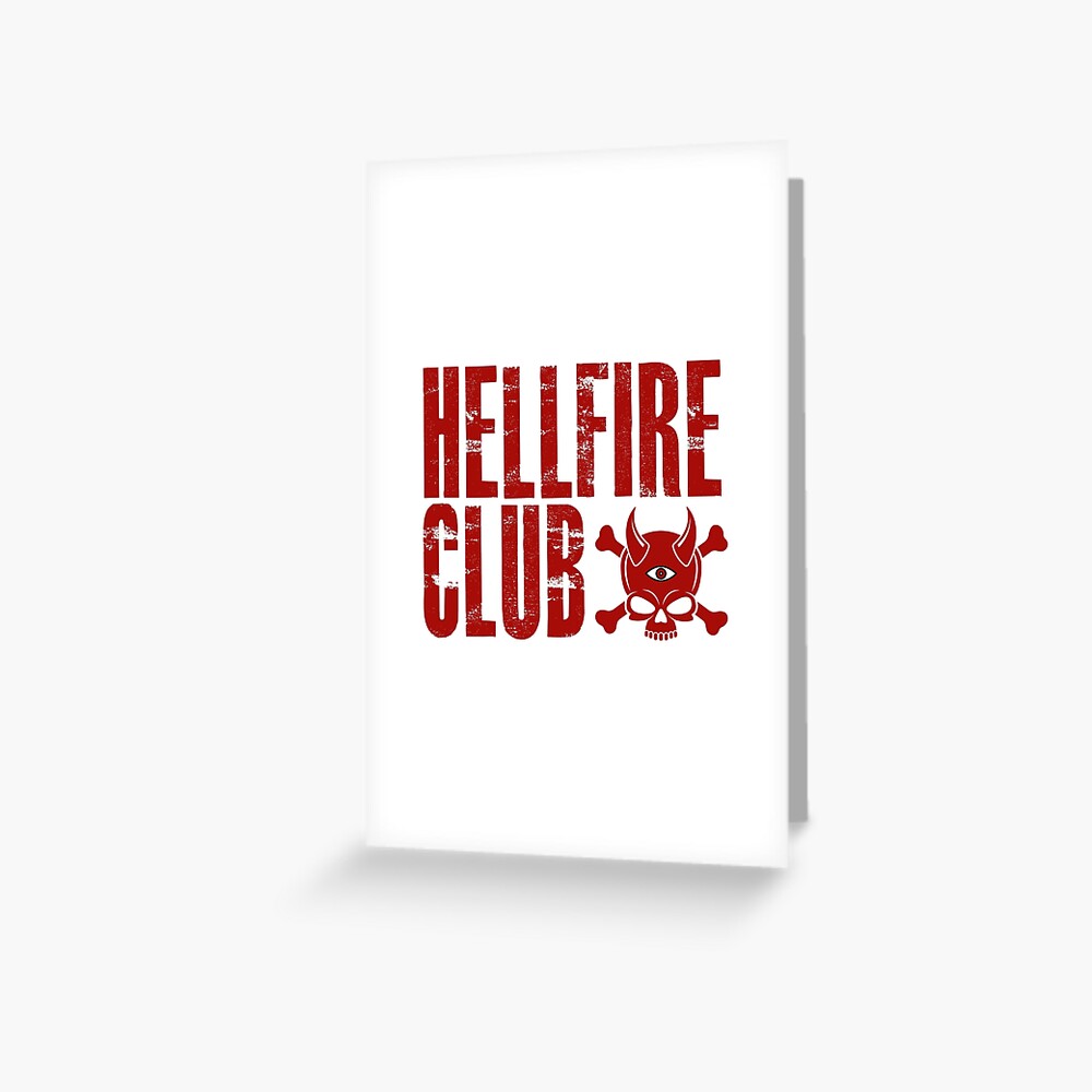 "Hellfire Club From S.T 4 Serie - hellfire club Logo Design " Greeting ...