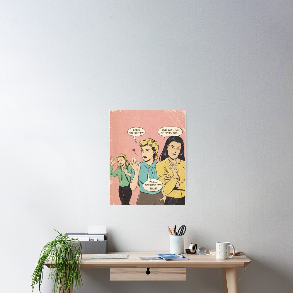 "she's so pretty!" Poster for Sale by jeniferprince | Redbubble