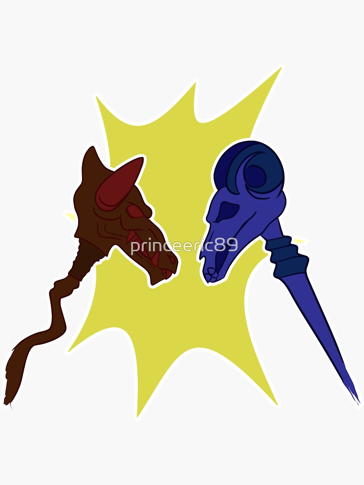 "Evil Staff Infection" Sticker for Sale by princeeric89 | Redbubble