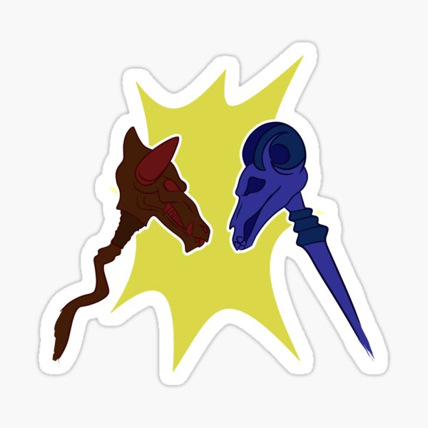 "Evil Staff Infection" Sticker for Sale by princeeric89 | Redbubble