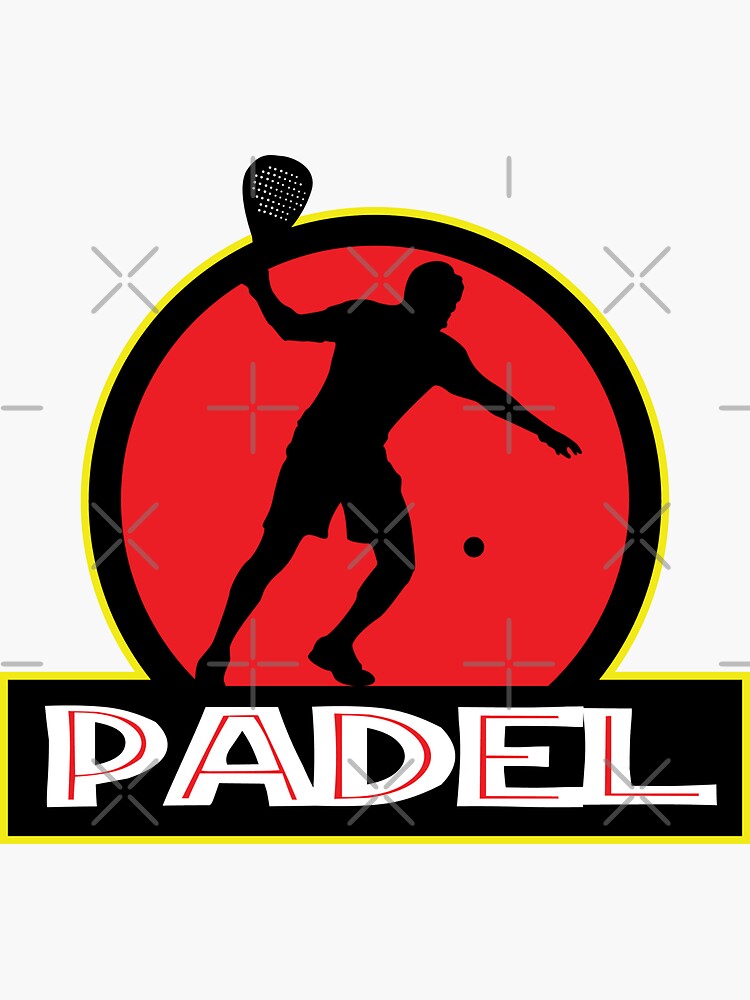 "Padel drawing " Sticker for Sale by Blondiabshop | Redbubble