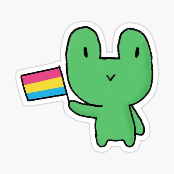 "Pan Frog" Sticker for Sale by mgthepixie | Redbubble
