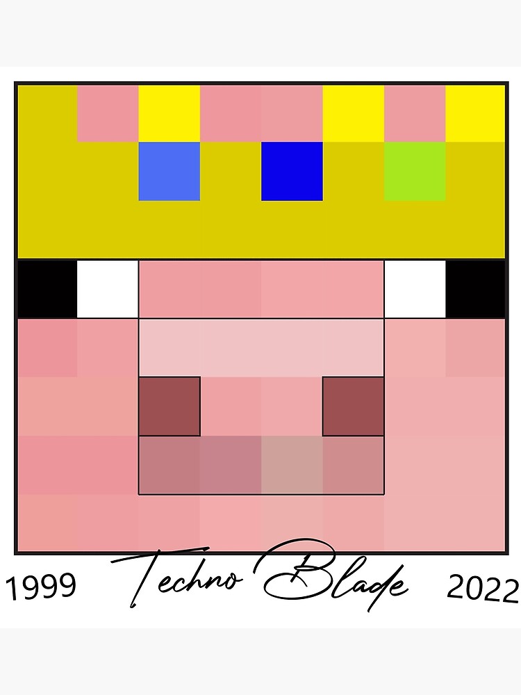 "Rest in Peace Techno Blade ( Minecraft Streamer )" Poster for Sale by ...