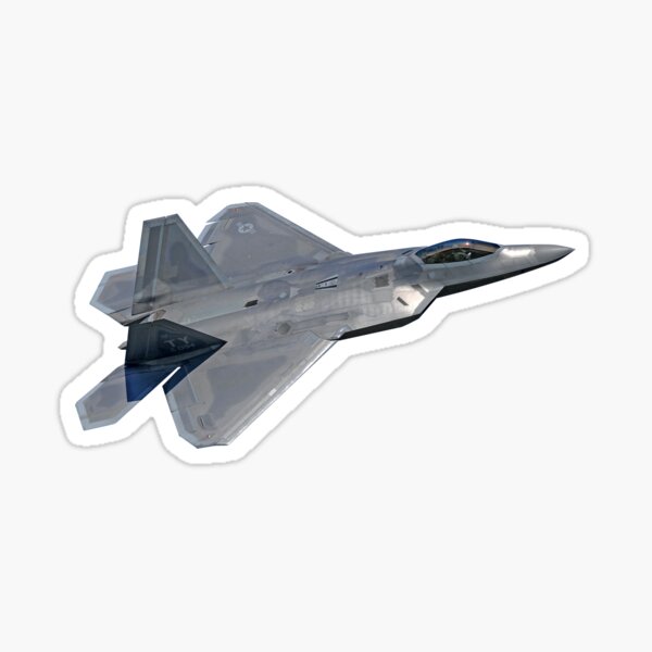"F22 Raptor - Blue" Sticker for Sale by boltjesdesign | Redbubble