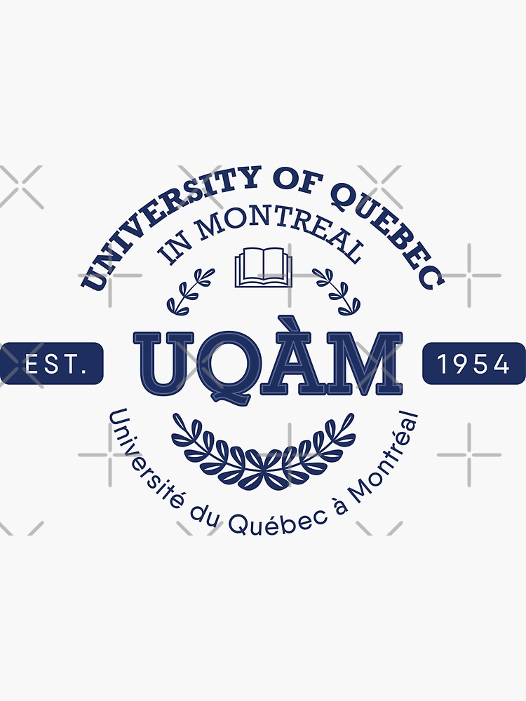 "University of Quebec in Montreal (UQÀM)" Sticker for Sale by artadon ...