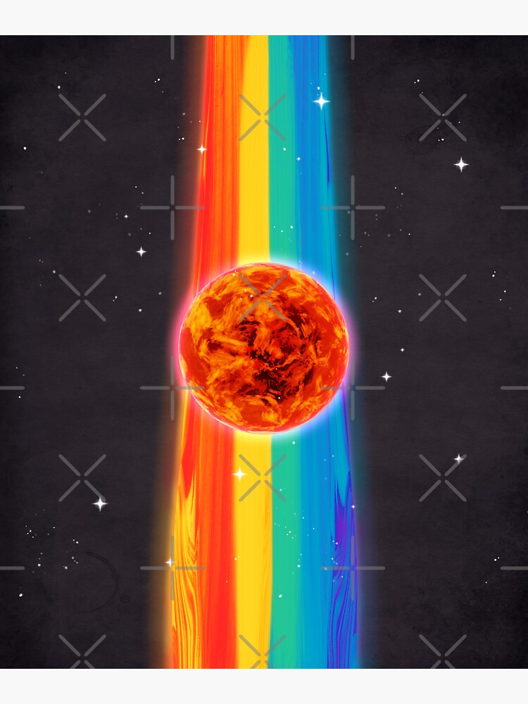 "Rainbow in Space" Sticker for Sale by floatchill | Redbubble