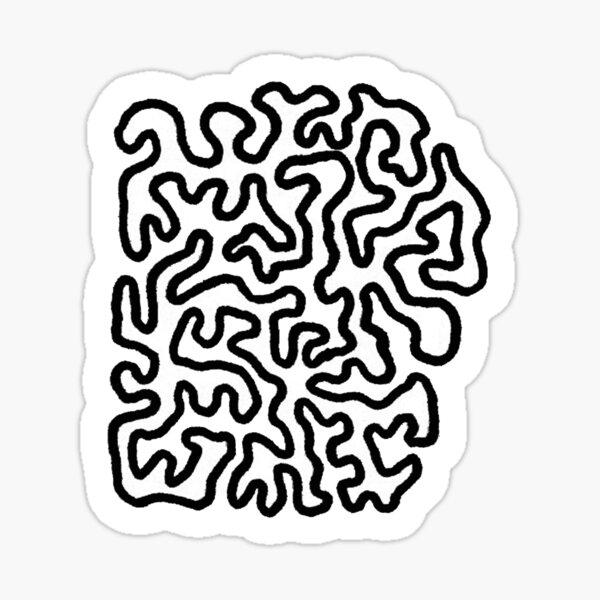 "Wiggle Box" Sticker for Sale by couscous-goose | Redbubble