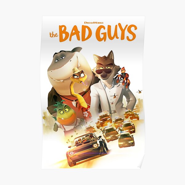 "The bad guys poster" Poster for Sale by carlosurbaniak | Redbubble