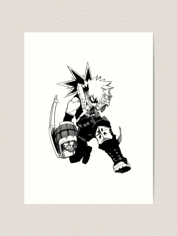 "Bakugou Mha, Boku No hero Academia" Art Print for Sale by Animetwix ...