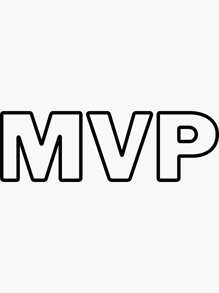 "MVP" Sticker for Sale by STIGPhotoDesign | Redbubble