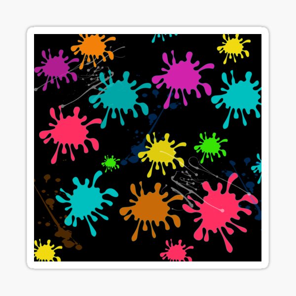 "Splatter" Sticker for Sale by AlbatrossArts | Redbubble