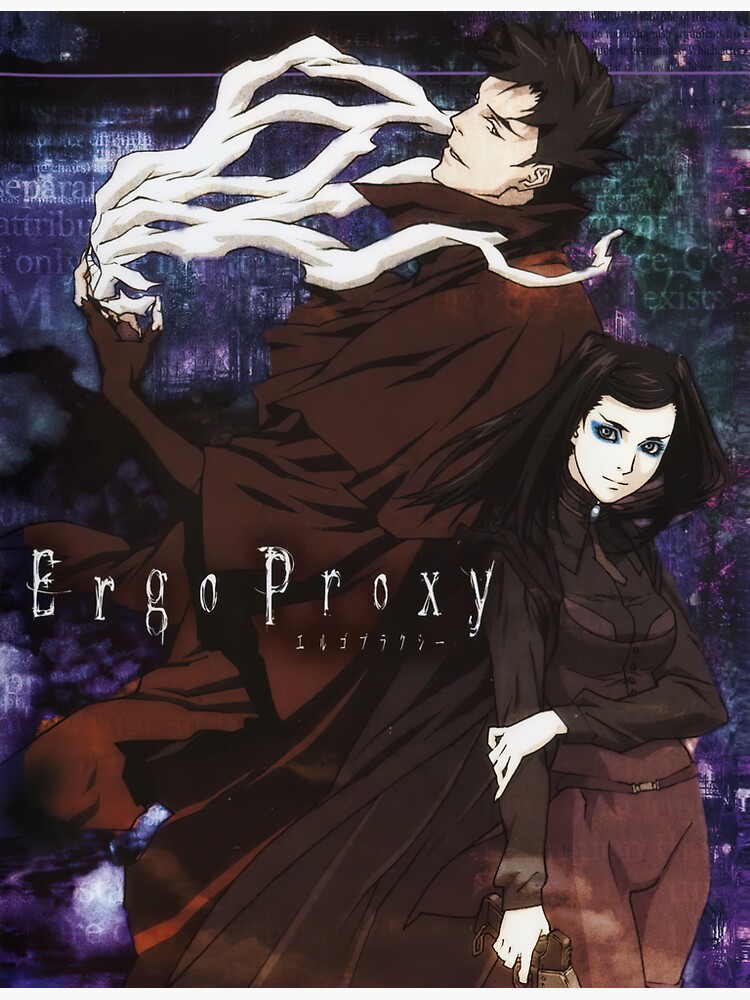 "Ergo Proxy // Real and Vincent " Sticker for Sale by Mozzardini ...
