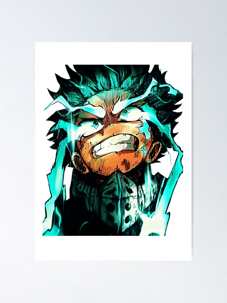 "Izuku Midoriya - boku no hero academia - bnha - deku" Poster for Sale ...