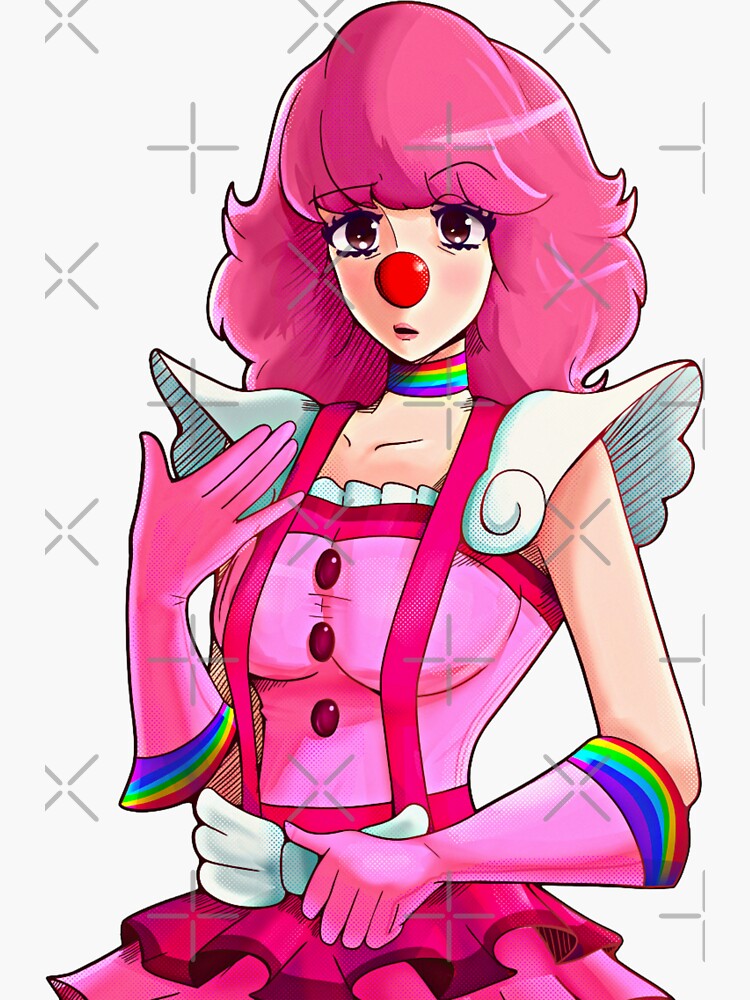 "Geiru Toneido (Ace Attorney Clown Girl) honk honk" Sticker for Sale by ...