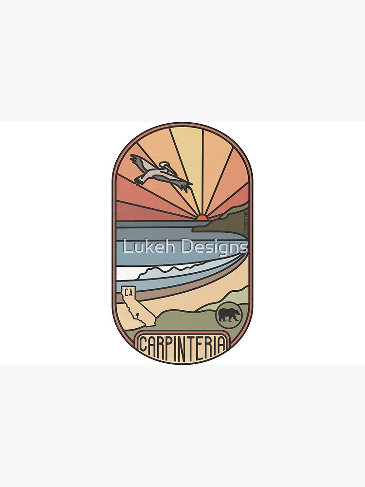 "Carpinteria California" Poster for Sale by Lukehartung | Redbubble