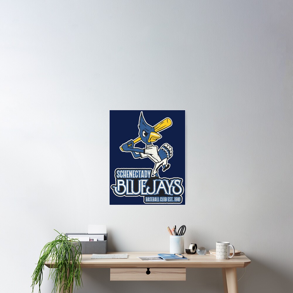 "Schenectady Blue Jays Retro Defunct Baseball" Poster for Sale by ...