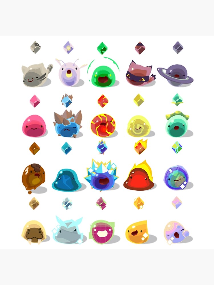 "cute slimes - slime rancher" Poster for Sale by Odenex | Redbubble