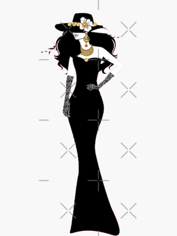 "IM THAT GIRL SIMPLY ELEGANT" Sticker for Sale by QWEENFIESTY | Redbubble