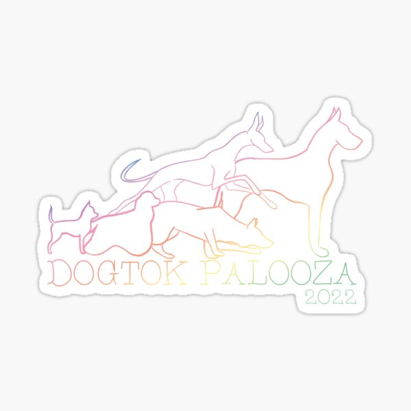 "DogTok Palooza 2022 lighter " Sticker for Sale by DrivenBCs | Redbubble