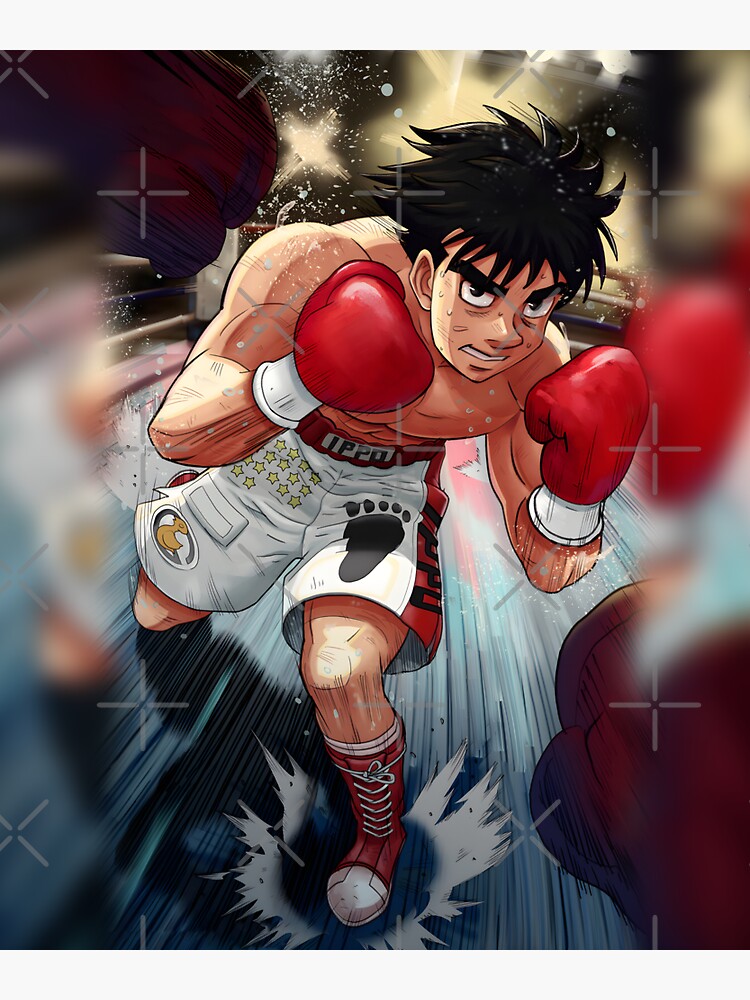 "Hajime no ippo fanart" Sticker for Sale by Supa4Cases | Redbubble
