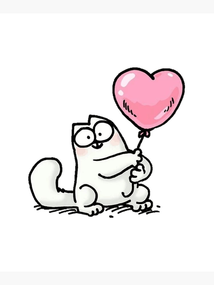 "simon's cat" Mounted Print for Sale by ROZA-STOR | Redbubble