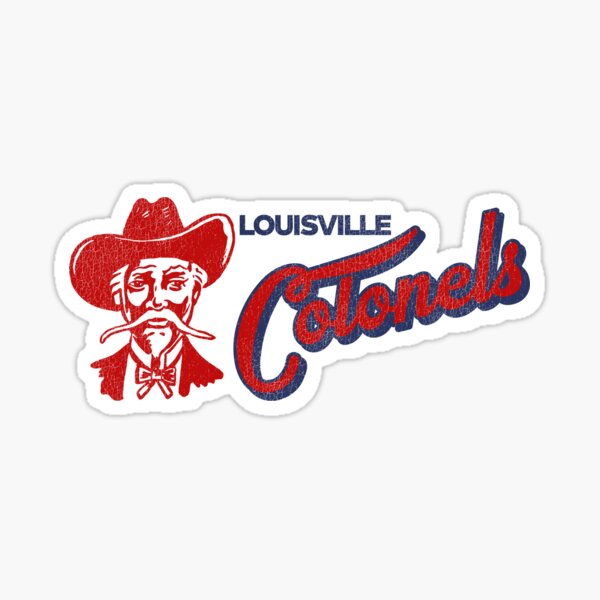 "Louisville Colonels Retro Defunct Baseball" Sticker for Sale by ...