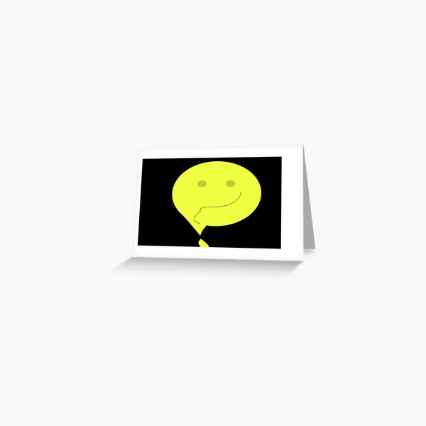 "Droopy Smiley Face" Greeting Card for Sale by JacksonCain | Redbubble