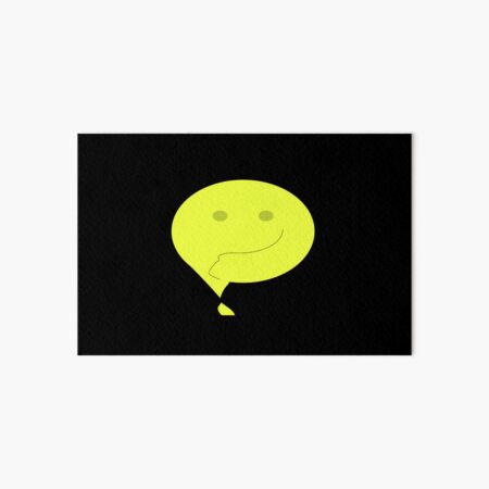 "Droopy Smiley Face" Art Board Print by JacksonCain | Redbubble