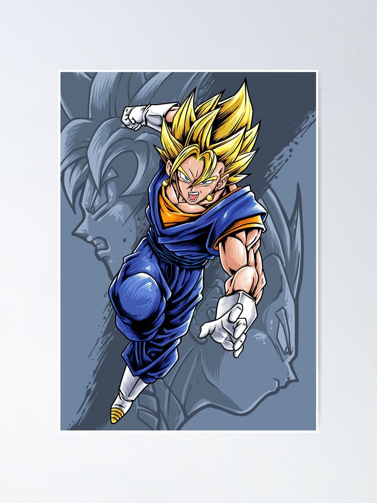 "Super Saiyan Vegito" Poster for Sale by DanielNowicki | Redbubble