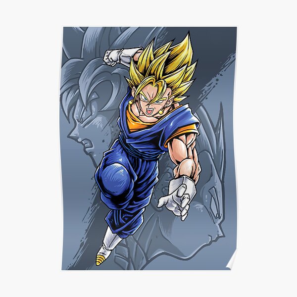 "Super Saiyan Vegito" Poster for Sale by DanielNowicki | Redbubble
