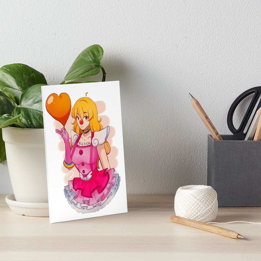 "Geiru Toneido Ace Lawyer Clown Girl" Art Board Print for Sale by ...