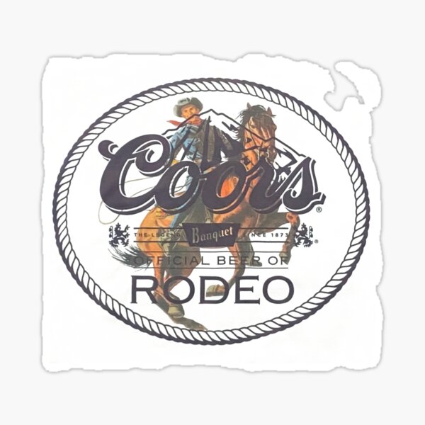 "Coors Banquet Rodeo, Coors Banquet Beer" Sticker for Sale by JackyTieu ...