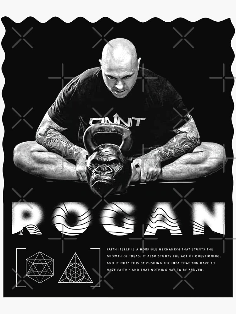 "Funniest Joe Rogan Gift Music Fans" Sticker for Sale by Stephanfield ...
