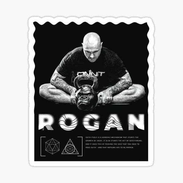 "Funniest Joe Rogan Gift Music Fans" Sticker for Sale by Stephanfield ...