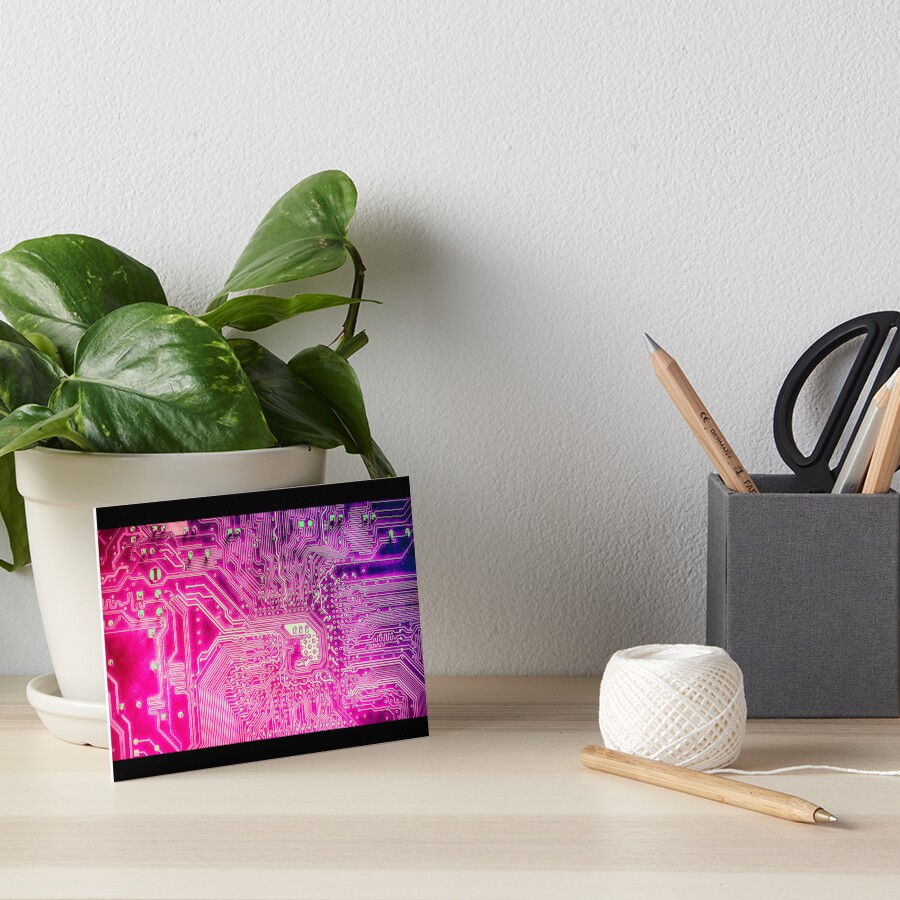 "pink purple printed circuit board - PCB,circuit art-pcb art artwork ...