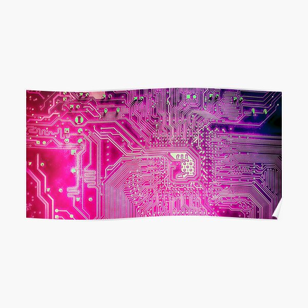"pink purple printed circuit board - PCB,circuit art-pcb art artwork ...