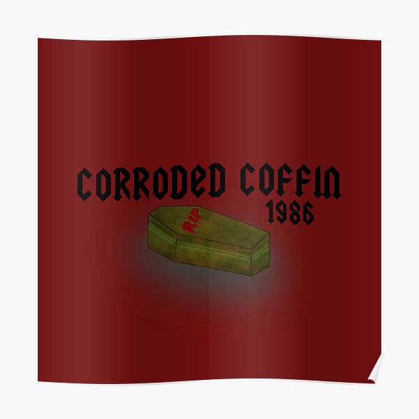 "Corroded Coffin, Stranger Things" Poster for Sale by Emmothy | Redbubble