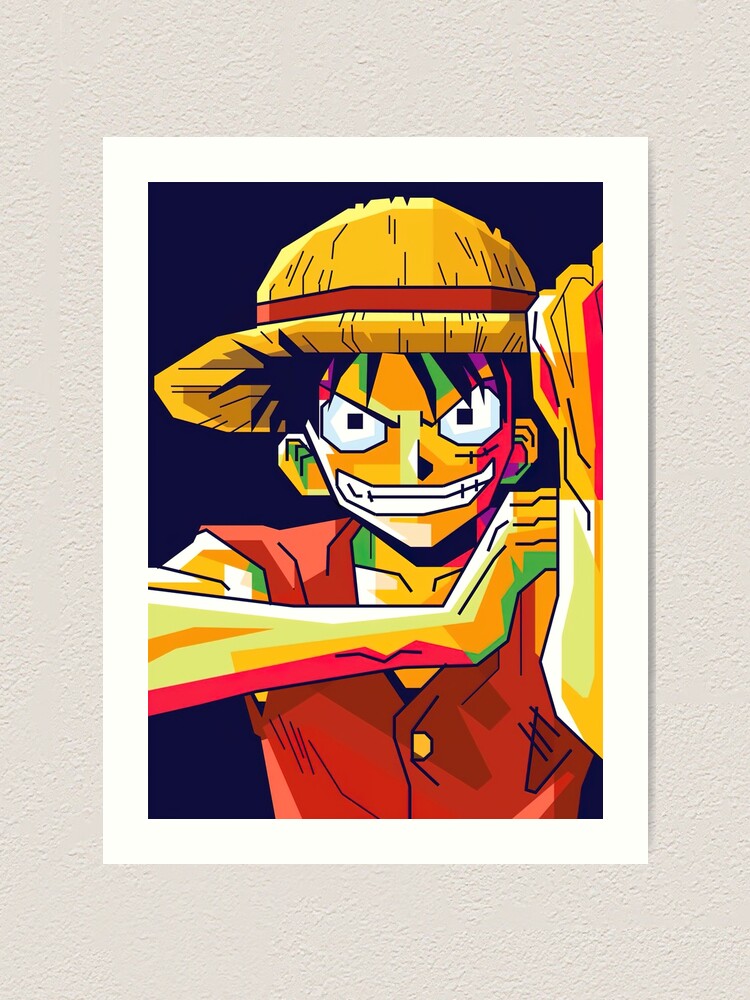 "Monkey D Luffy" Art Print for Sale by JohnSmith46 | Redbubble