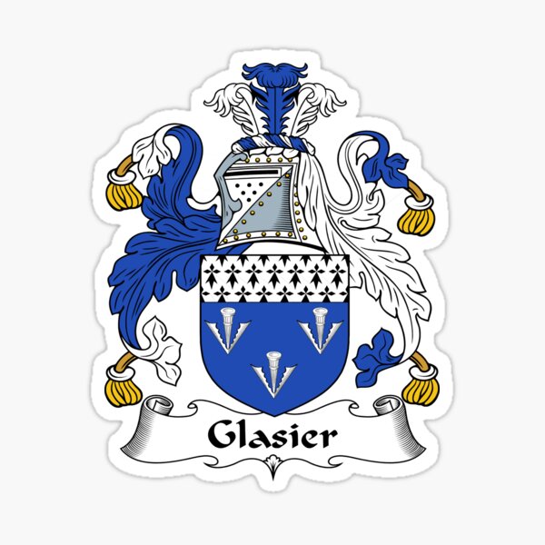 "Glasier or Glazier" Sticker for Sale by HaroldHeraldry | Redbubble