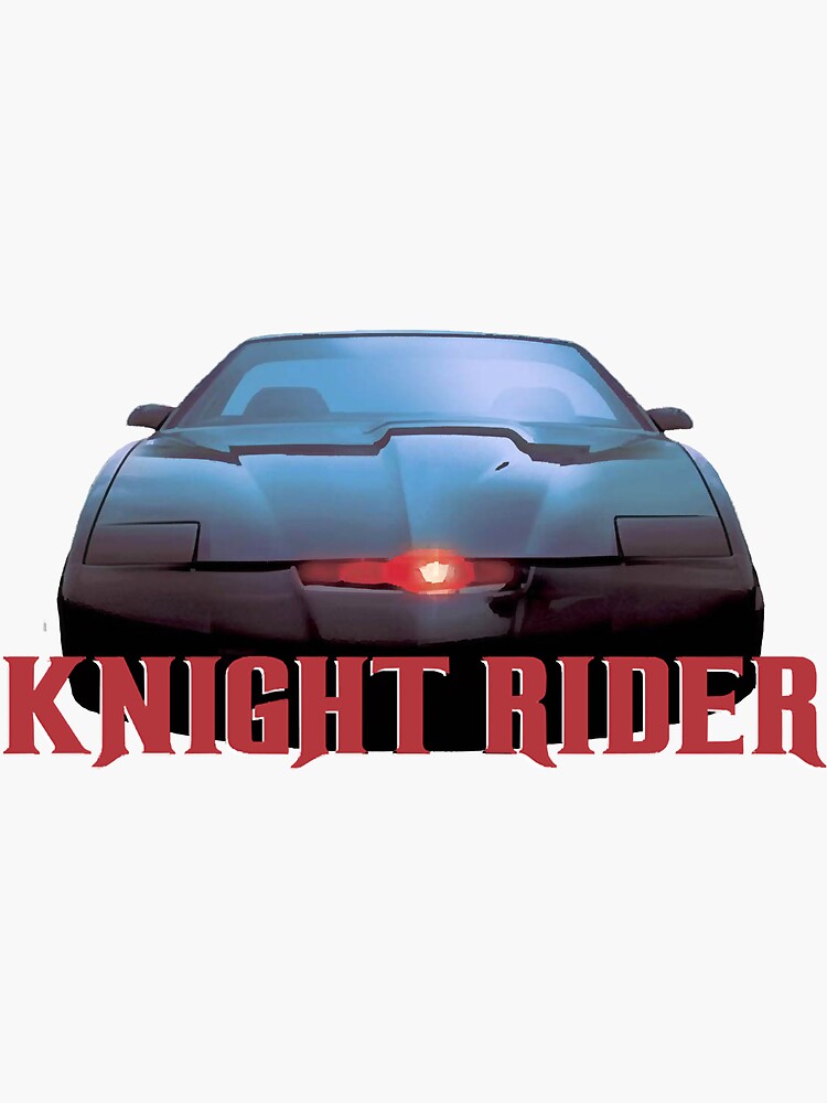 "KITT - Knight Rider" Sticker for Sale by HermanMcLennan | Redbubble