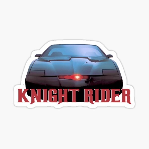 "KITT - Knight Rider" Sticker for Sale by HermanMcLennan | Redbubble