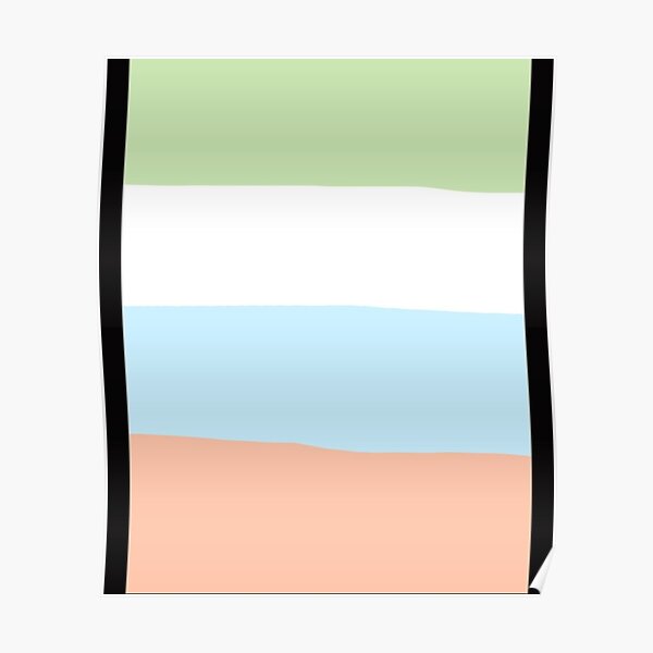 "Unlabeled flag " Poster for Sale by Deliotte5457 | Redbubble
