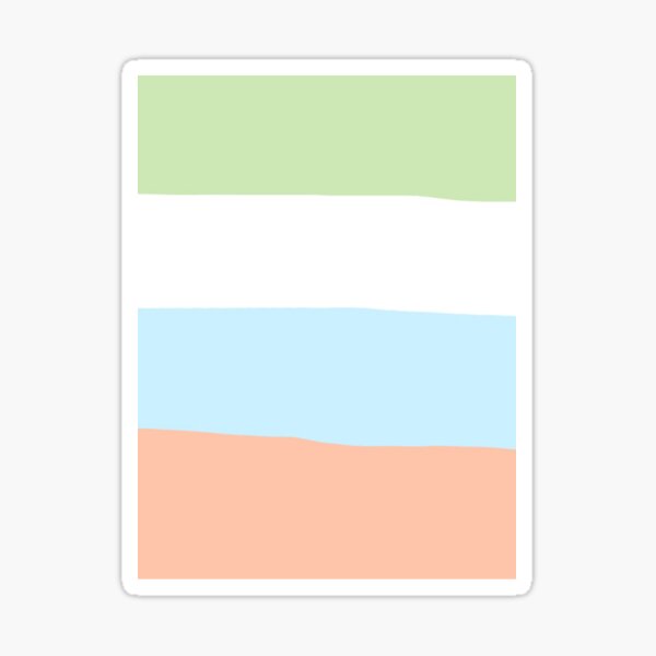 "Unlabeled flag " Sticker for Sale by Deliotte5457 | Redbubble