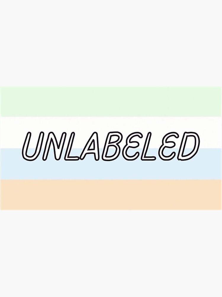 "Unlabeled flag aesthetic design " Sticker for Sale by Deliotte5457 ...