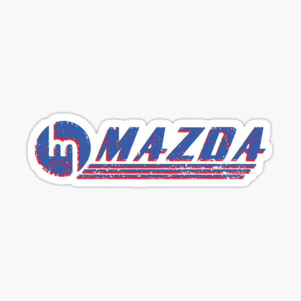 "Vintage Mazda Logo" Sticker for Sale by JaniceBoykin | Redbubble