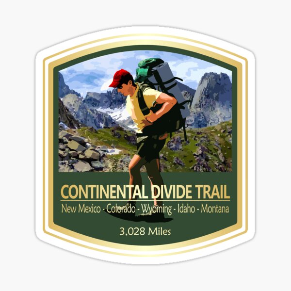 "Continental DivideTrail (PF)" Sticker for Sale by curranmorgan | Redbubble
